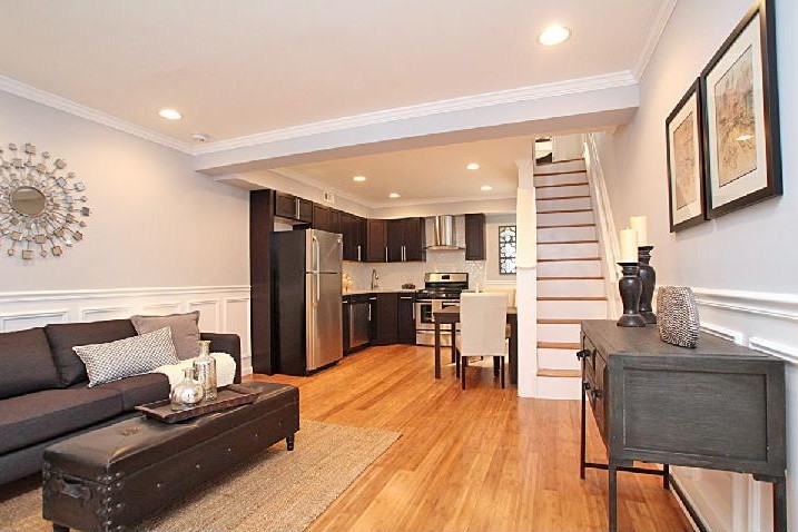 Philadelphia Row Home - Transitional - Living Room - Philadelphia | Houzz