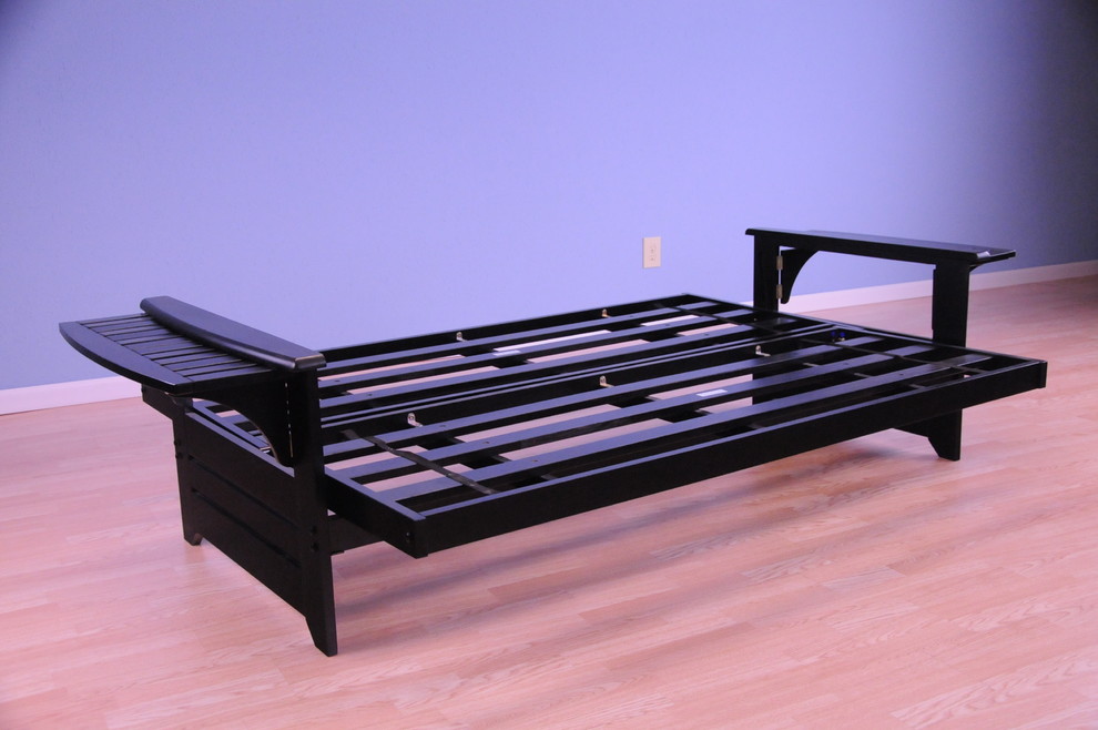 Phoenix Frame with Black Finish in Bed Position - Craftsman - Living ...