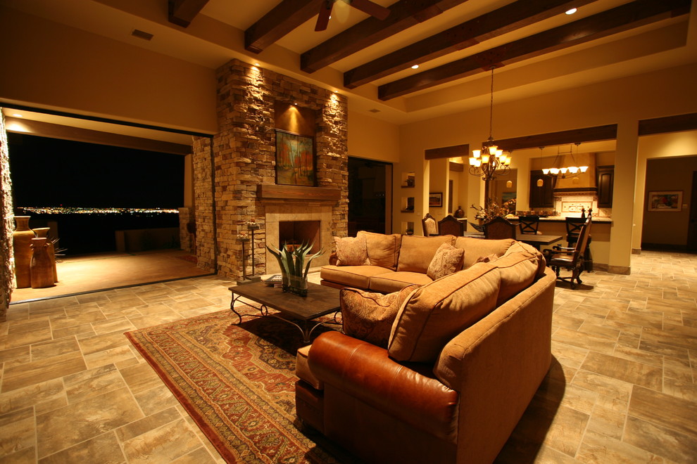 Picacho Mountain Custom - Traditional - Living Room - Austin - by Cole ...