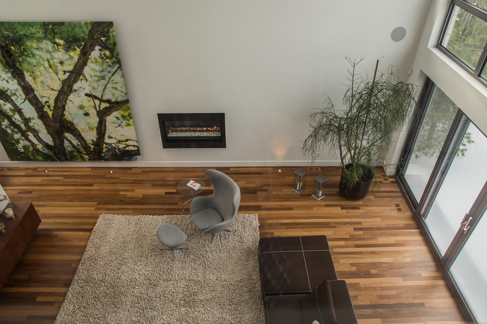 Plancher Ipé - Modern - Living Room - Montreal - by Bois Mirabel Ltee ...
