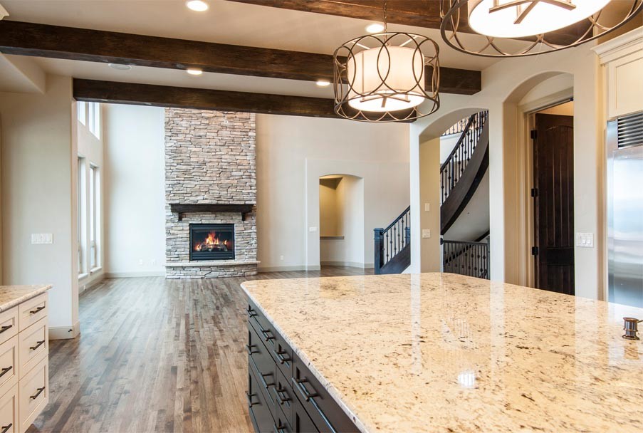 Planet Granite Gallery - Rustic - Living Room - Denver - by PLANET ...