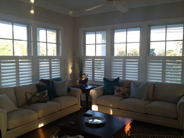 Plantation Shutters - Traditional - Living Room - New York - by ASAP Blinds | Houzz AU