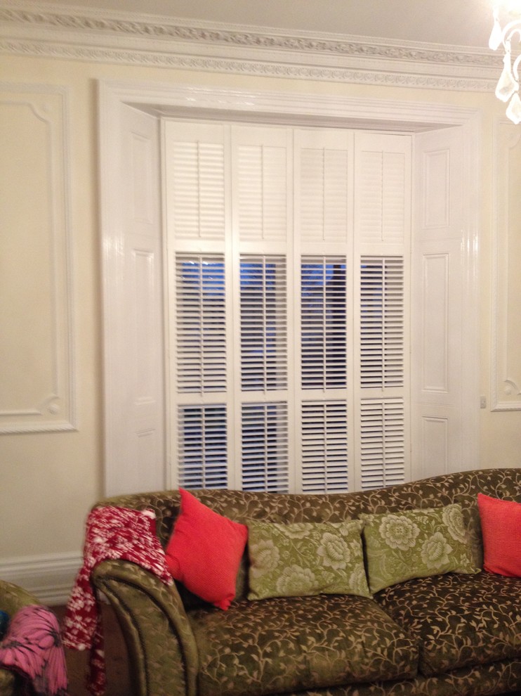 Plantation Shutters (Mangrove Hall) - Contemporary - Living Room - Hertfordshire - by Sage ...
