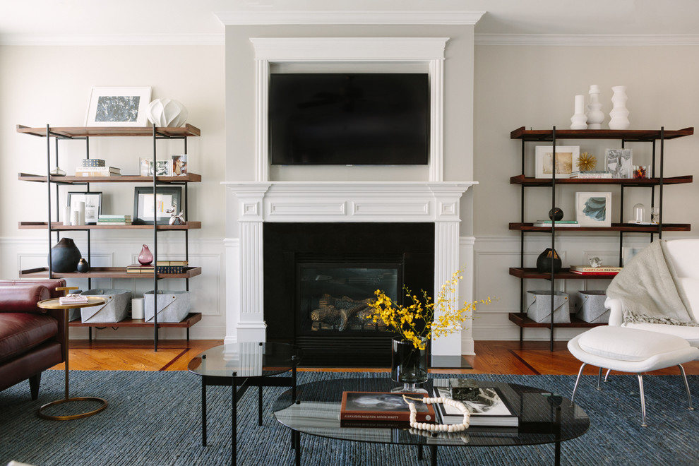 Playful Modernism - Living Room - Chicago - by Rebel House LLC | Houzz