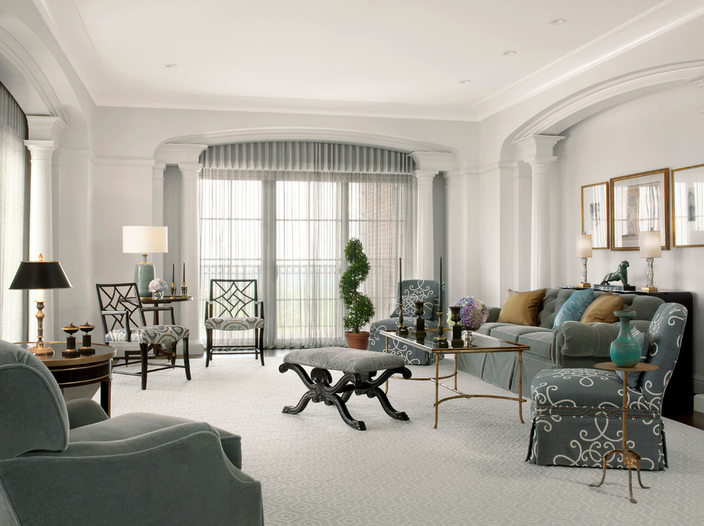 Plaza in Clayton - Traditional - Living Room - St Louis - by Jamieson ...