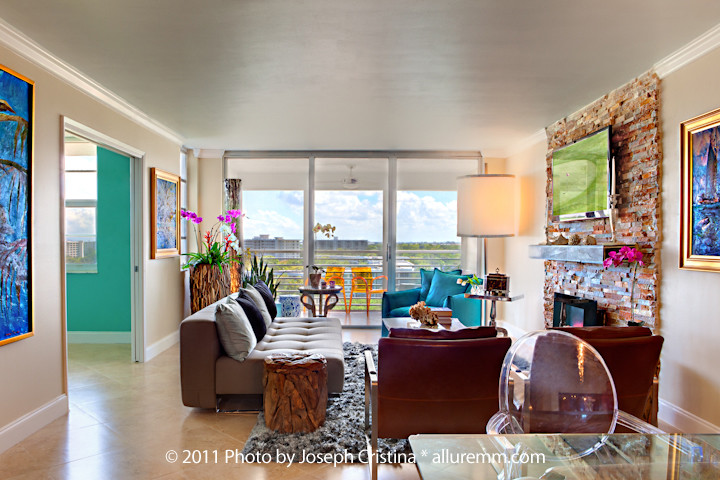 Pompano Beach, FL - Contemporary - Living Room - Miami - by Brian ...