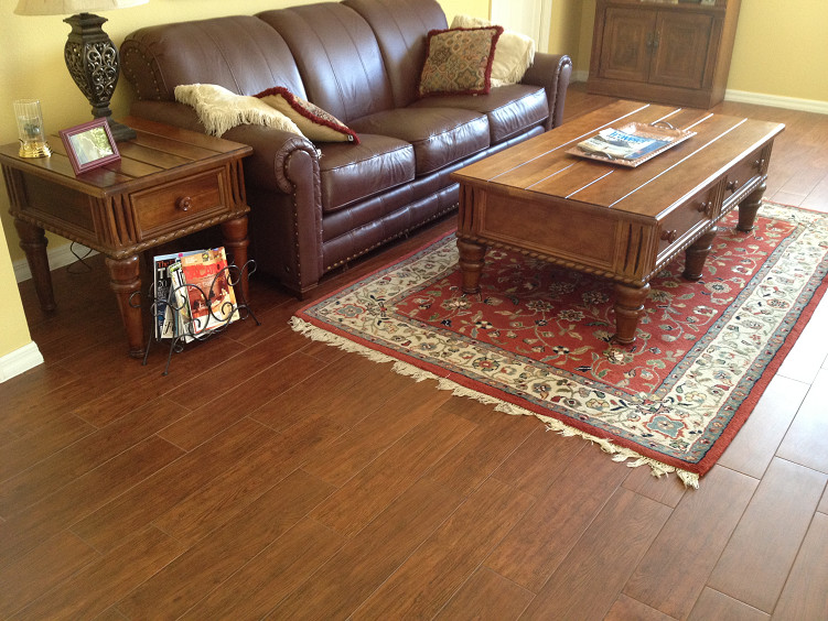 Porcelain plank wood look tile installations Tampa, Florida ...