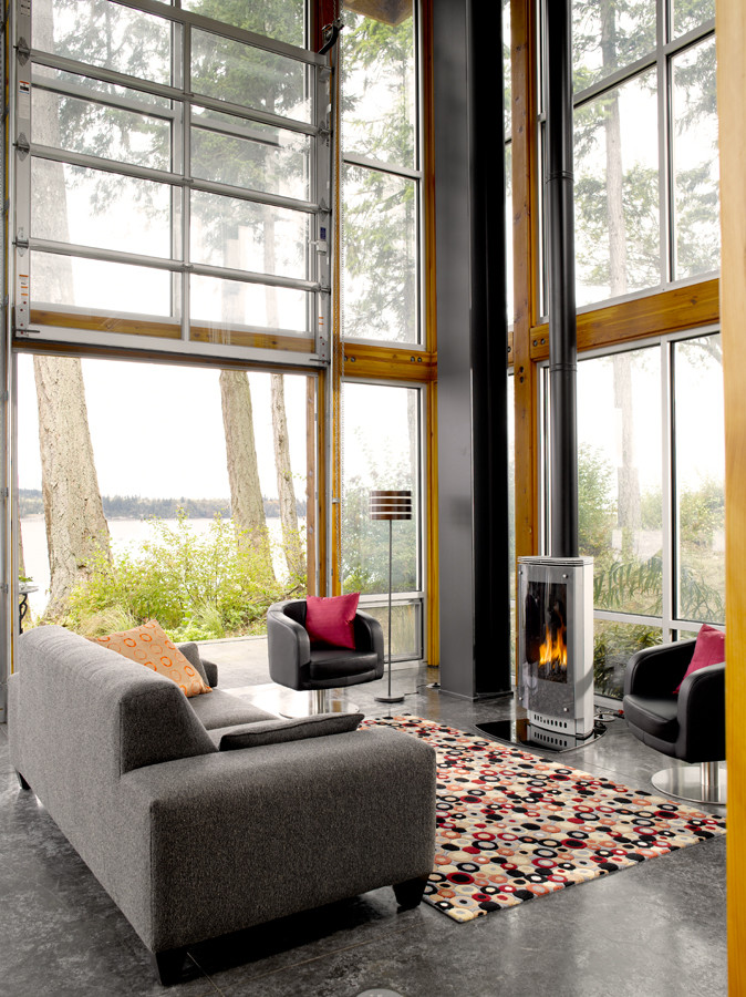 Port Gamble Retreat - Contemporary - Living Room - Seattle - by Ben ...