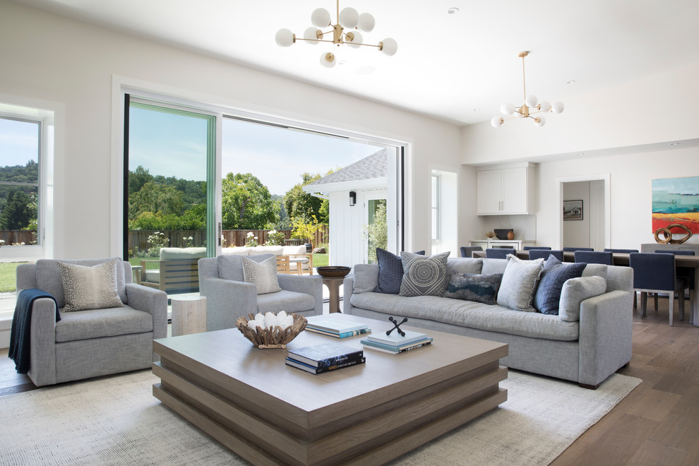 Portola Valley Ranch - Farmhouse - Living Room - San Francisco - by Libby Raab Architecture | Houzz