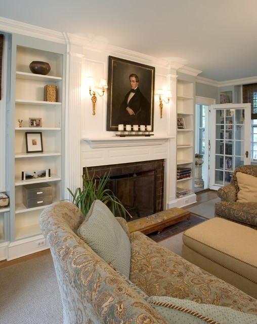 Princeton Restoration - Traditional - Living Room - New York - by ...