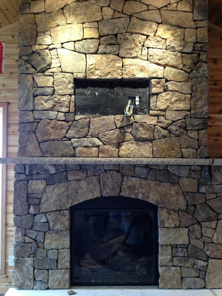Prior Lake Fireplace - Traditional - Living Room - Minneapolis - by ...