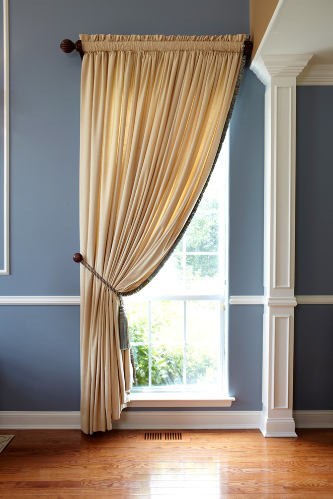 Priscilla Panel Drapery - Traditional - Living Room - New York - by ...