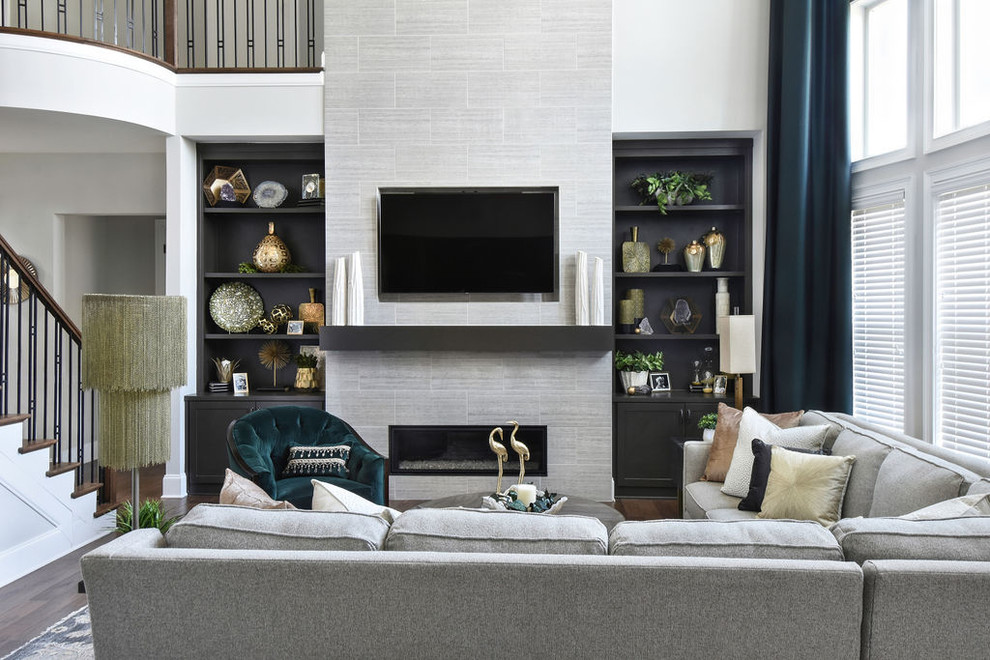 Pristine Palace - Contemporary - Living Room - Atlanta - by Chosen ...