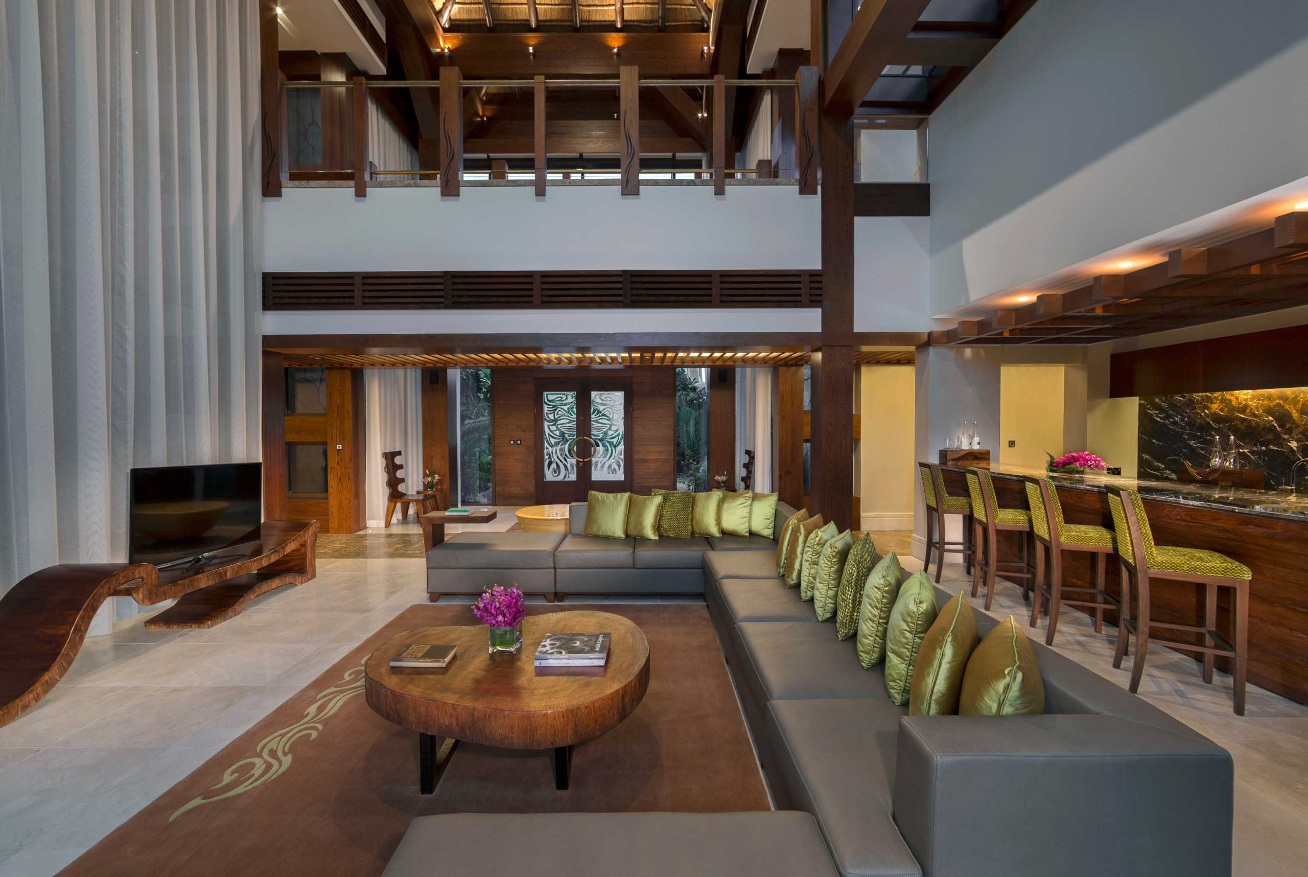 Polynesian Decor Home | Shelly Lighting