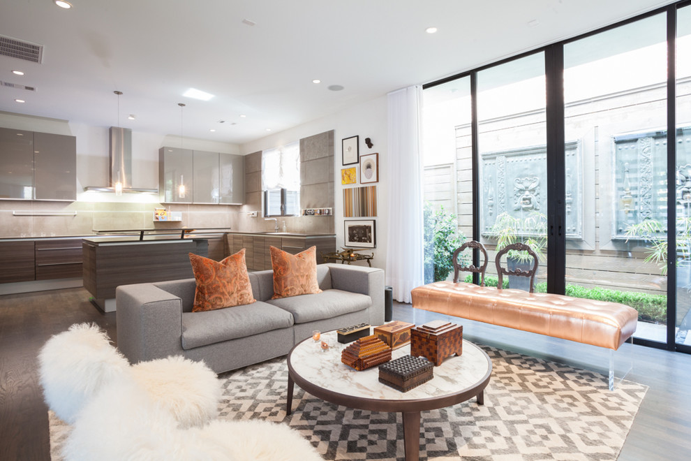 Projects from past clients - Contemporary - Living Room - Houston - by ...
