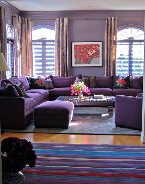 Purple Haze- A Modern Home - Modern - Living Room - DC Metro - by DAVID ...