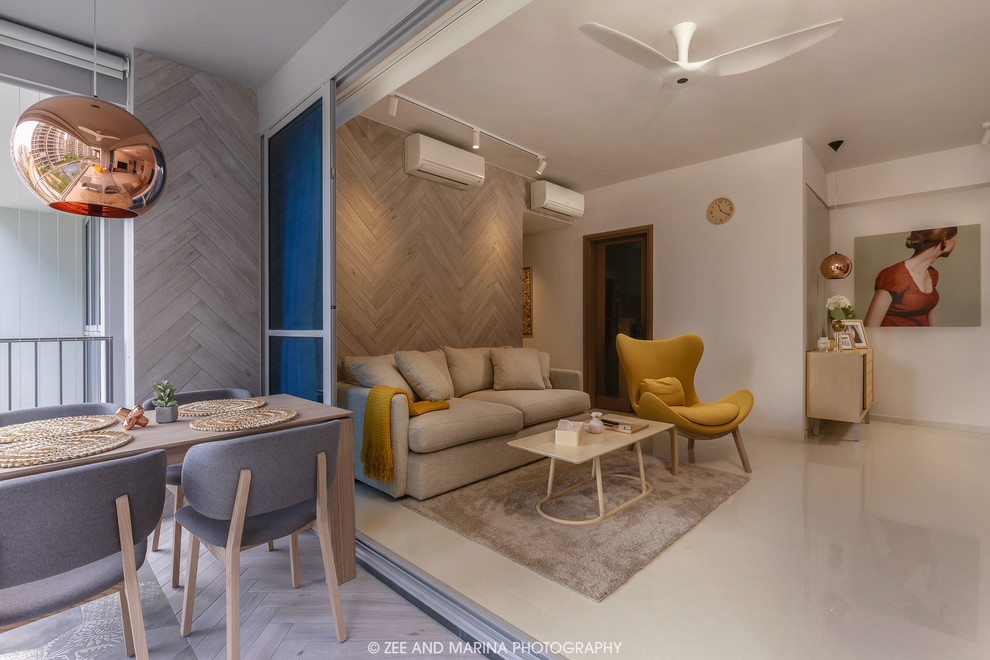 QBay Residences - Modern - Living Room - Singapore - by Zee and Marina ...