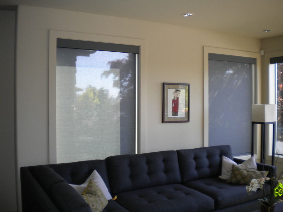 QMotion Shades - Modern - Living Room - Seattle - by Seattle Design ...