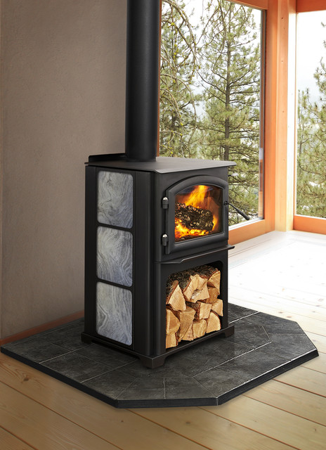 Quadra-Fire Discovery II Wood Stove - Traditional - Living Room - by ...