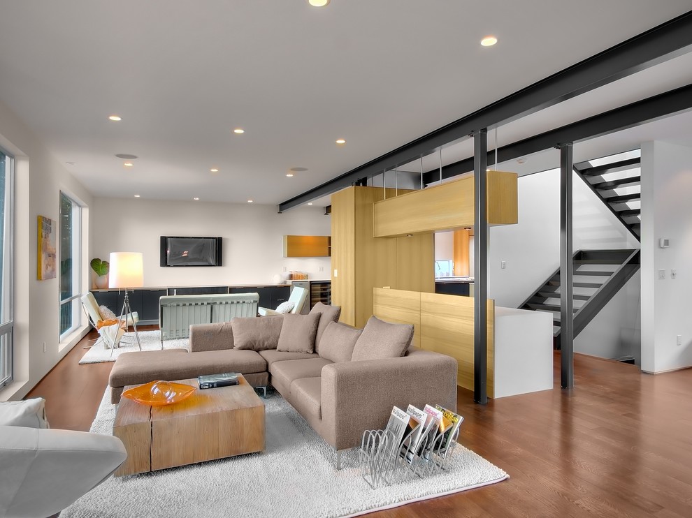Queen Anne Living Room - Modern - Living Room - Seattle - by Jim Burton ...