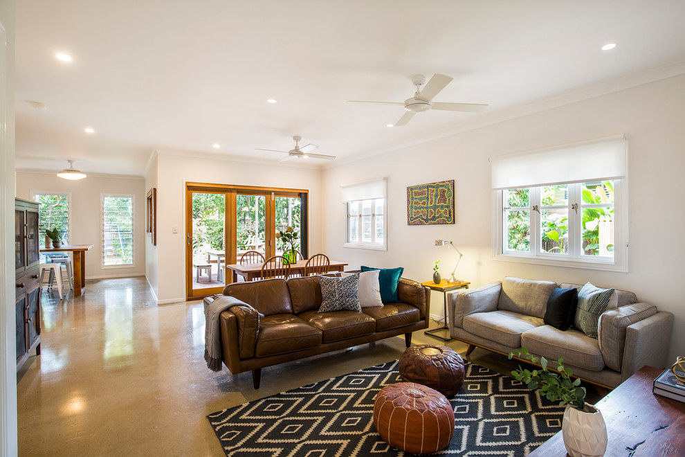 Queenslander renovation - Contemporary - Living Room - Townsville - by ...