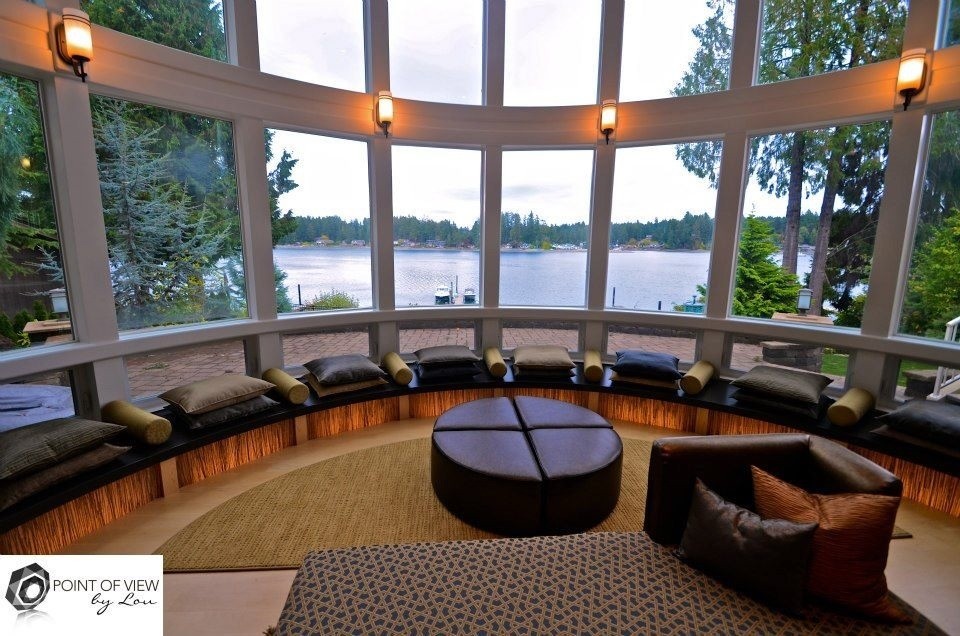 Raft Island residence - Contemporary - Living Room - Seattle - by Brett ...