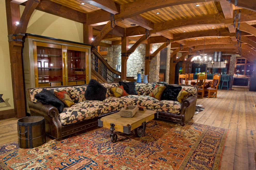 Ranch Manor - Rustic - Living Room - Calgary - by Mitchell Brock | Houzz