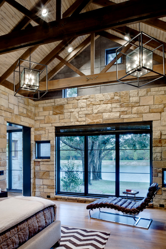 Ranch Style - Rustic - Living Room - Dallas - by Bentley Tibbs, AIA ...