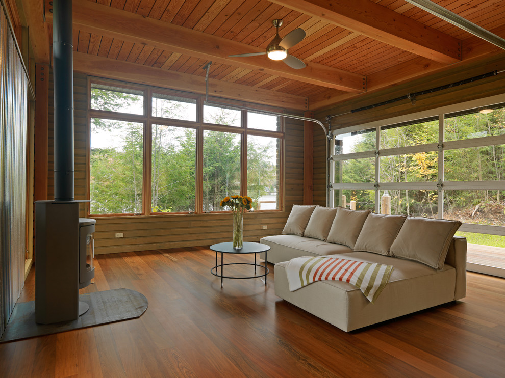 Raponda Pavilion - Contemporary - Living Room - Burlington - by Cushman ...
