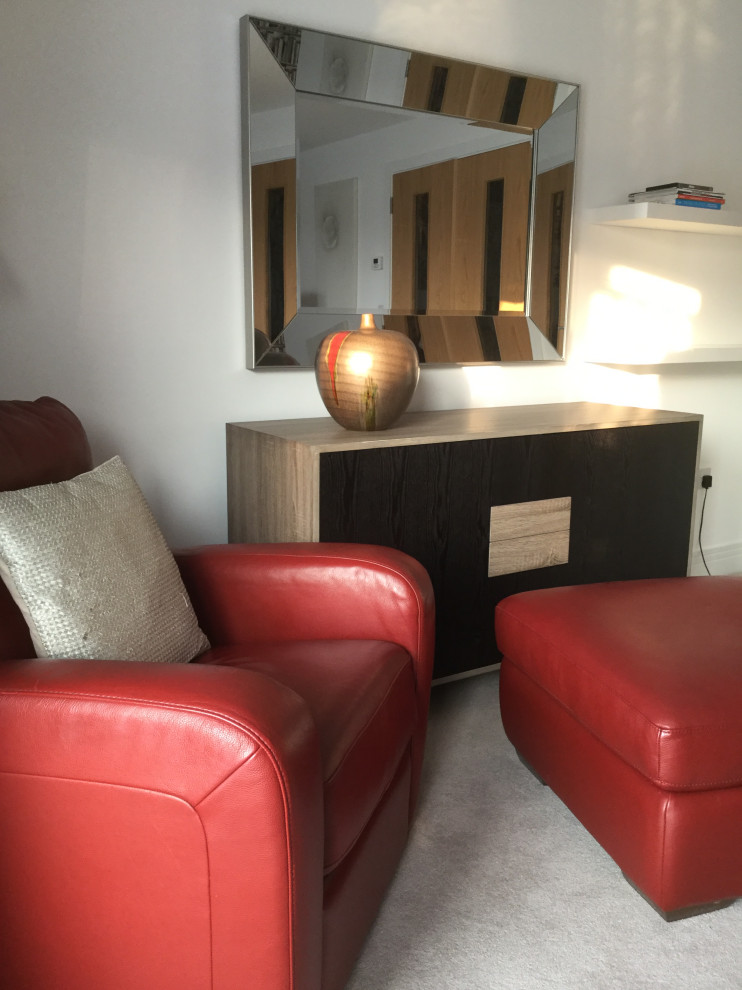 Raspberry & Honey ‘Read & Relax’ Room - Modern - Living Room - Glasgow ...