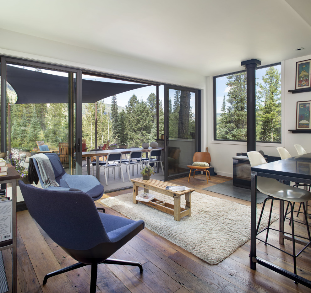 Raspberry Hideaway - Modern - Living Room - Denver - by Land + Shelter ...