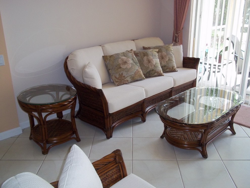 RATTAN SOFA - Tropical - Living Room - Miami - by Sunshine Furniture ...