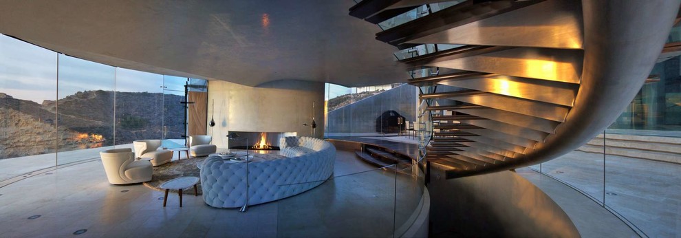 RAZOR HOUSE - Modern - Living Room - San Diego - by Cristina Dos Santos ...