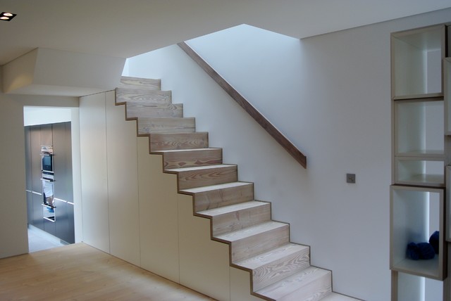 Reception Room and Open Staircase with Integrated Cloakroom and Storage ...