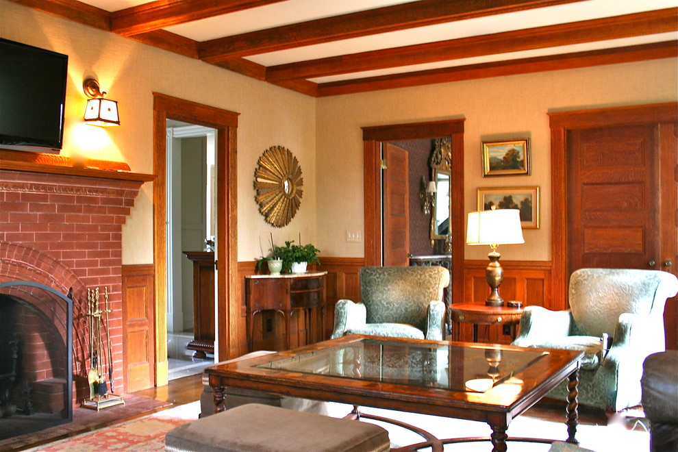 Red Barn Studio - Traditional - Living Room - Boston - by Red Barn ...