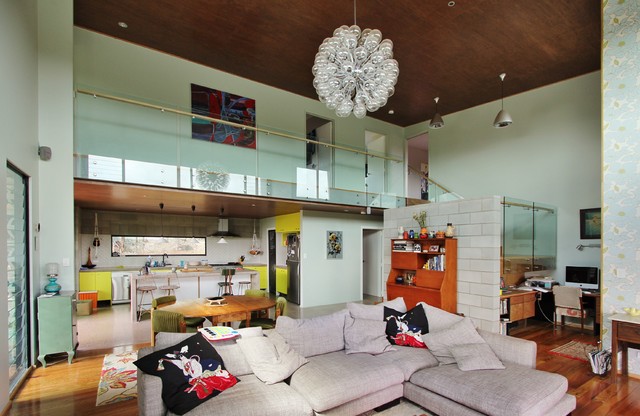 Red Box House - Modern - Living Room - Brisbane - by Ecolibrium Designs ...