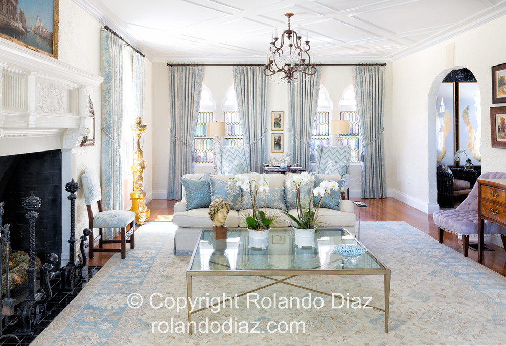 Red Cross Designer Show Home / West Palm Beach - Traditional - Living ...