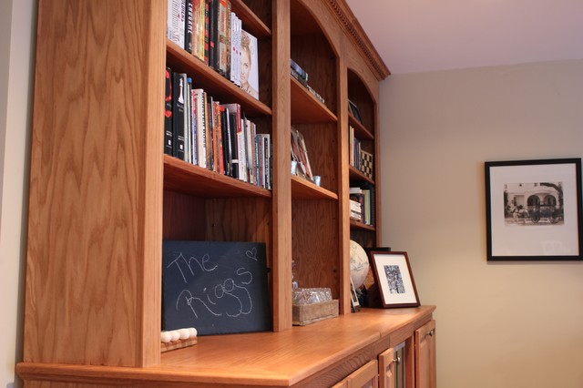 Red Oak Wall Unit - Traditional - Living Room - New York - by Northeast ...