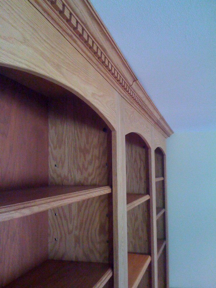 Red Oak Wall Unit - Traditional - Living Room - New York - by Northeast ...