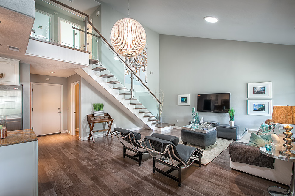 Redesign project in Dana Point, Southern California - Bord de Mer - Salon - Orange County - par ...