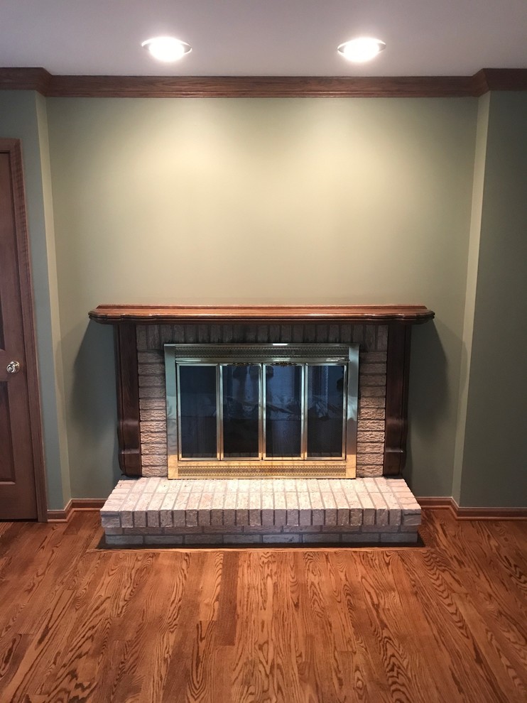 Refacing Fireplaces Before/After - Living Room - Chicago - by ADV ...