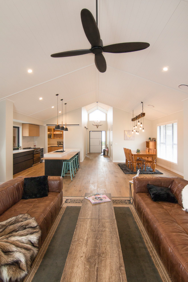 Refined Rustic Home - Rustic - Living Room - Auckland - by Forté ...