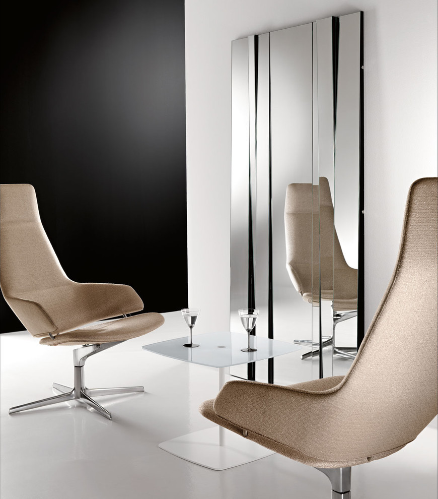 Reflection Glass Mirrors - Modern - Living Room - New York - by Nella ...