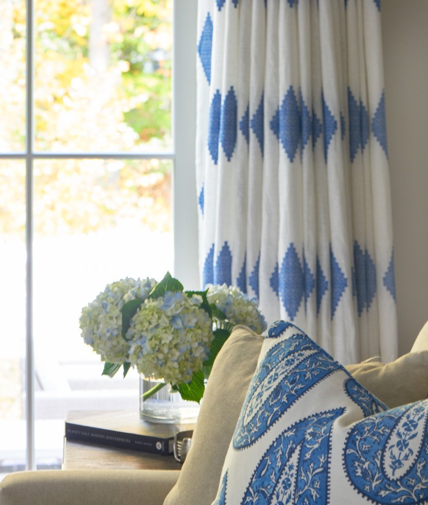 Relaxed Darien Beauty - Beach Style - Living Room - DC Metro - by Dalia ...