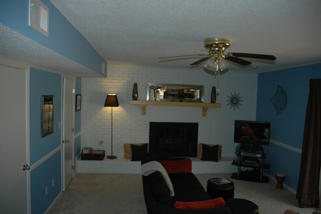 Remodel of 1970 Split Level - Traditional - Living Room - Raleigh - by ...