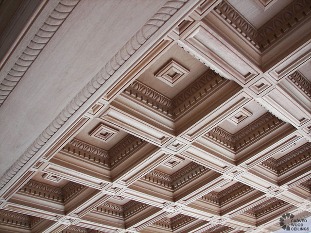Renaissance coffered ceiling - Traditional - Living Room - New York ...