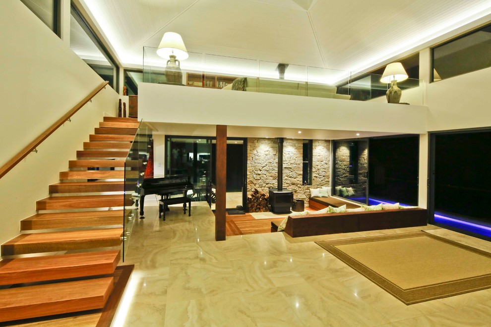 Resort Style House - Living Room - Gold Coast - Tweed - by ARCO Designs ...