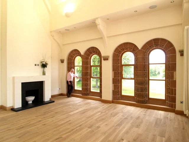 Restoration of Coodham House, Scotland - Traditional - Living Room ...