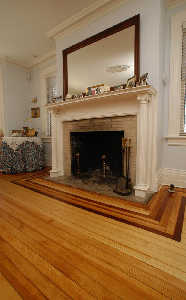 Restored Historic Flooring - Traditional - Living Room - New York - by ...