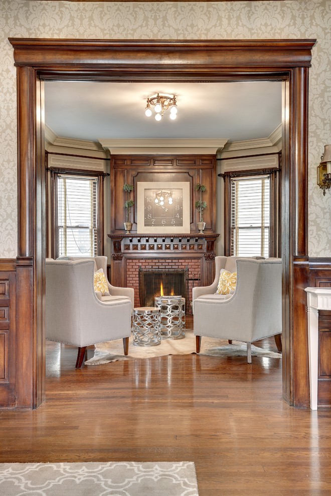 Restored Mansion - Minneapolis - Traditional - Living Room ...